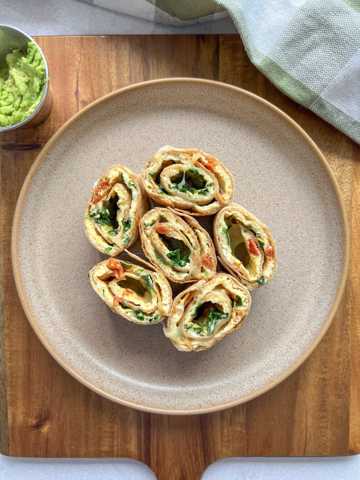 High Protein Breakfast Pinwheels