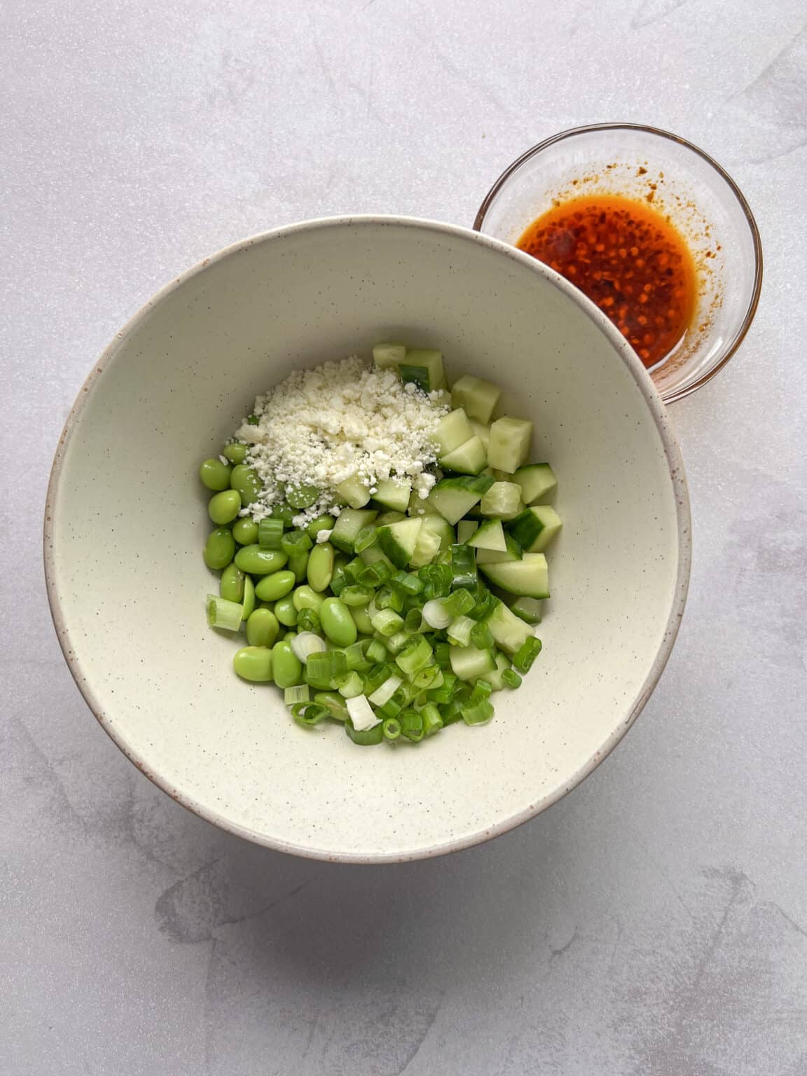 Spicy Cucumber Edamame Salad