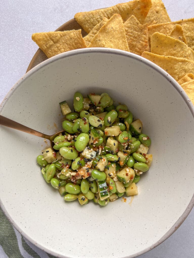 Spicy Cucumber Edamame Salad