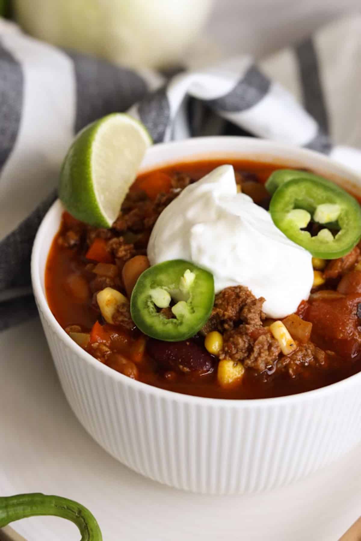 The Best High Protein Chili (Beef)