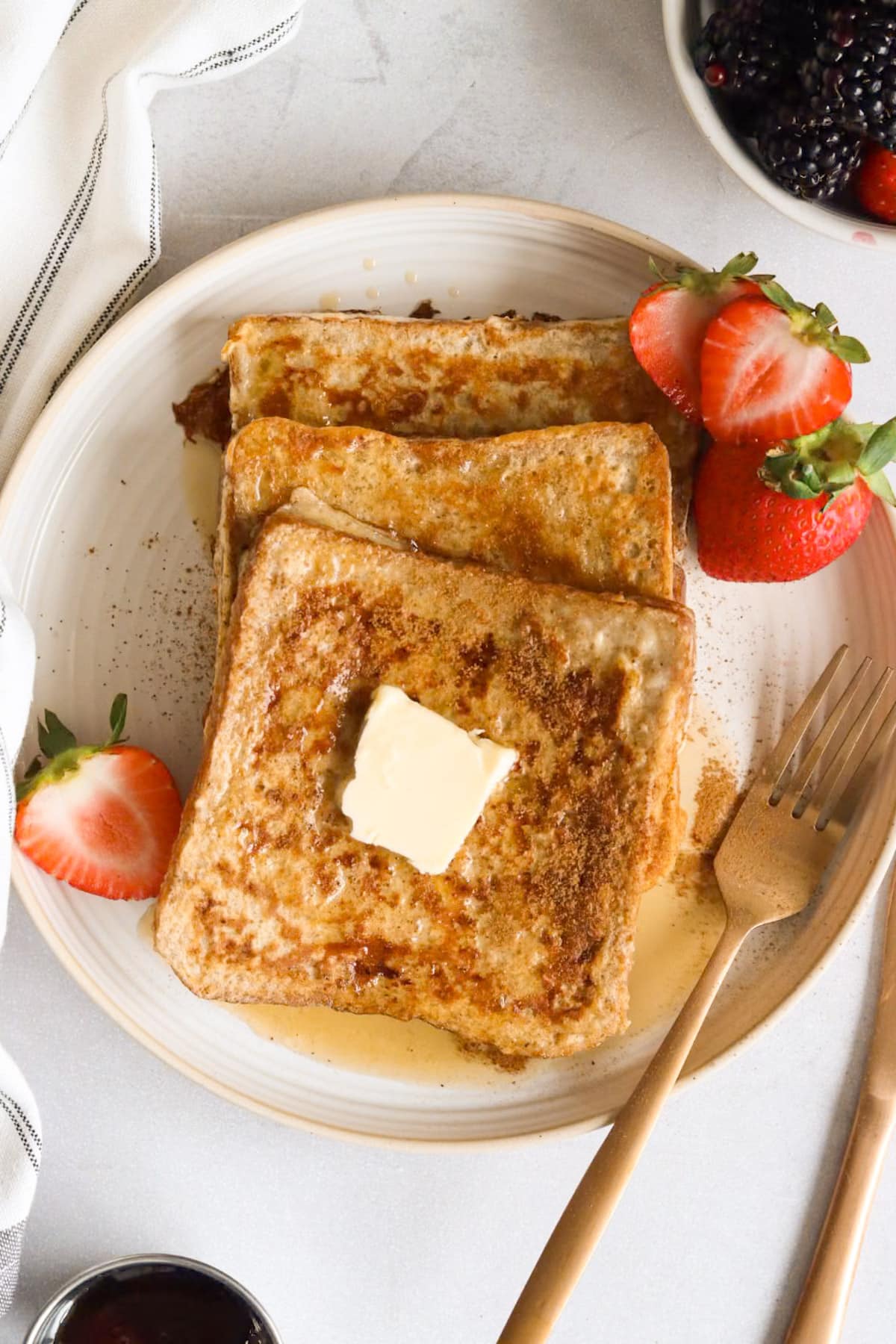 High Protein French Toast (No Protein Powder)