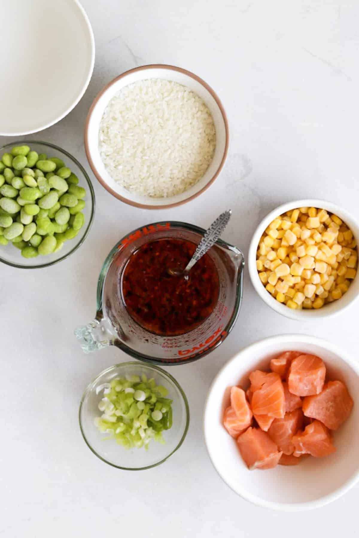 Salmon Rice Bowls (Rice Cooker Recipe)