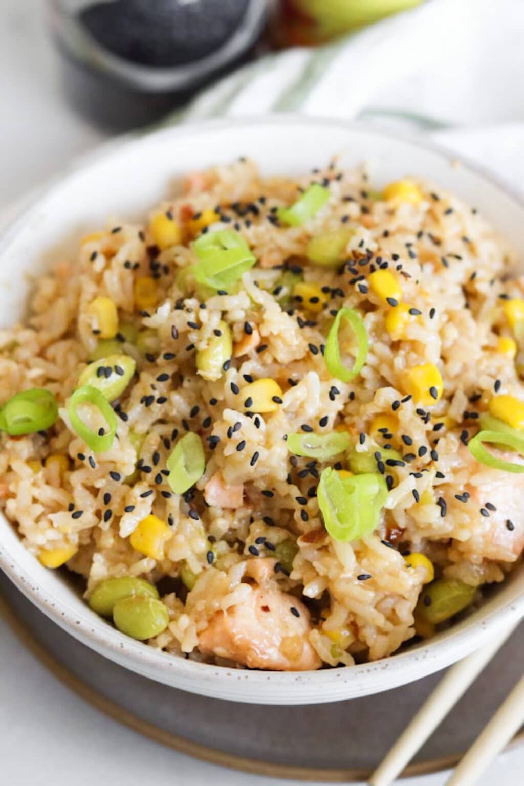 Salmon Rice Bowls (Rice Cooker Recipe)