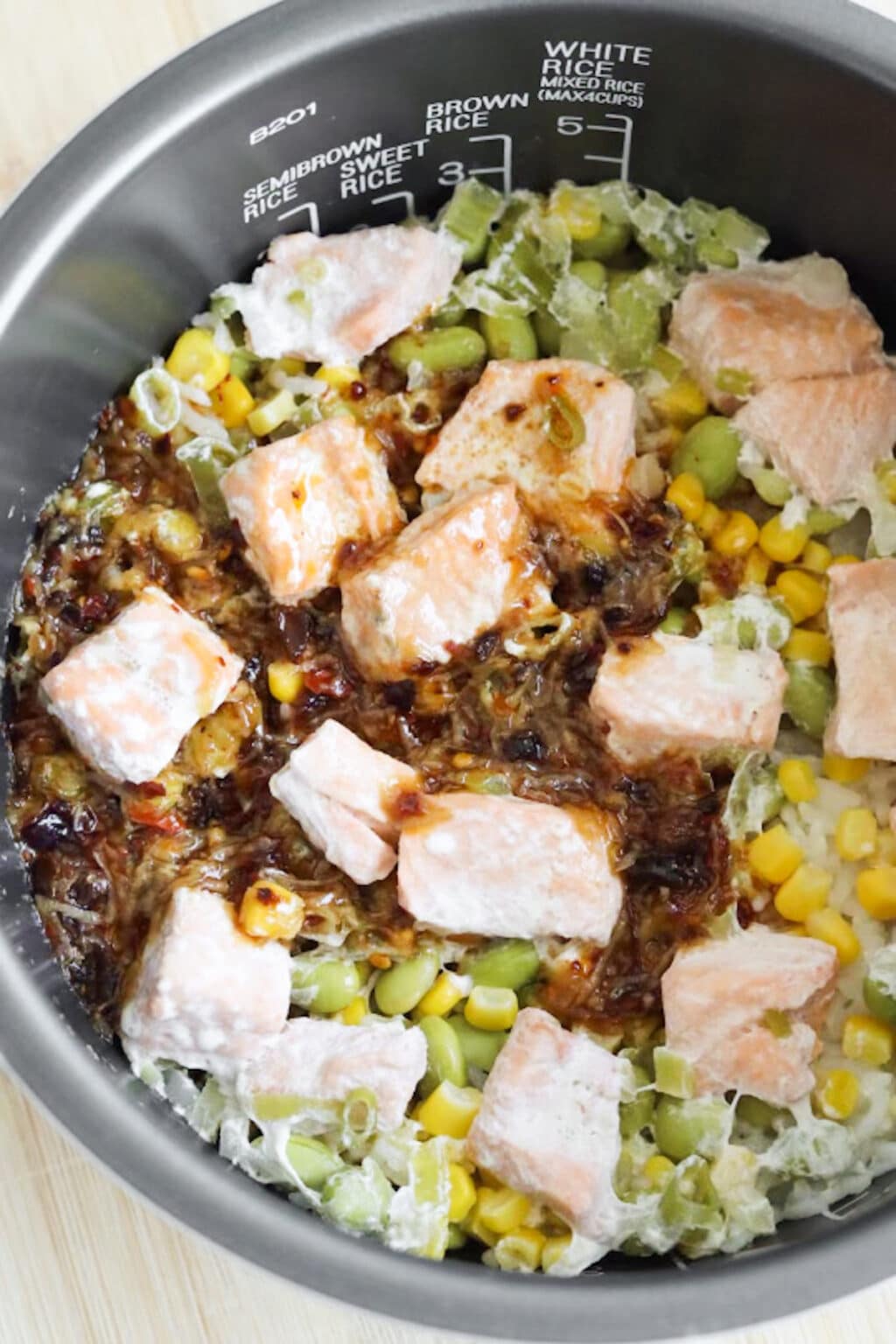 Salmon Rice Bowls (Rice Cooker Recipe)