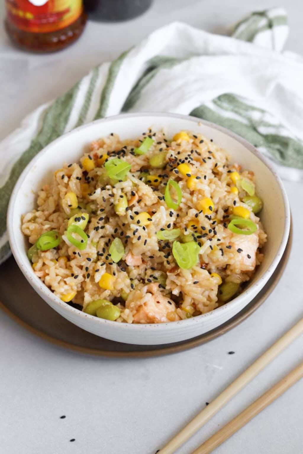 Salmon Rice Bowls (Rice Cooker Recipe)