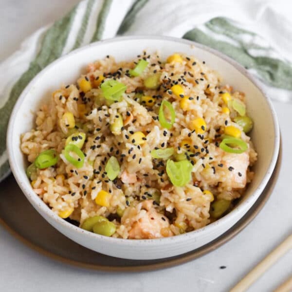 Salmon Rice Bowls (Rice Cooker Recipe)