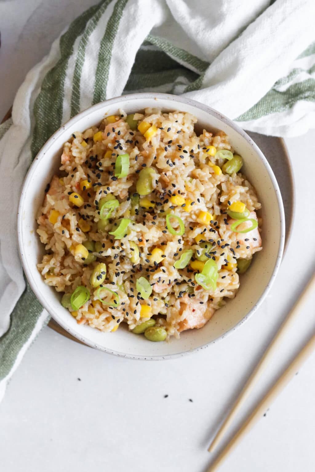 Salmon Rice Bowls (Rice Cooker Recipe)