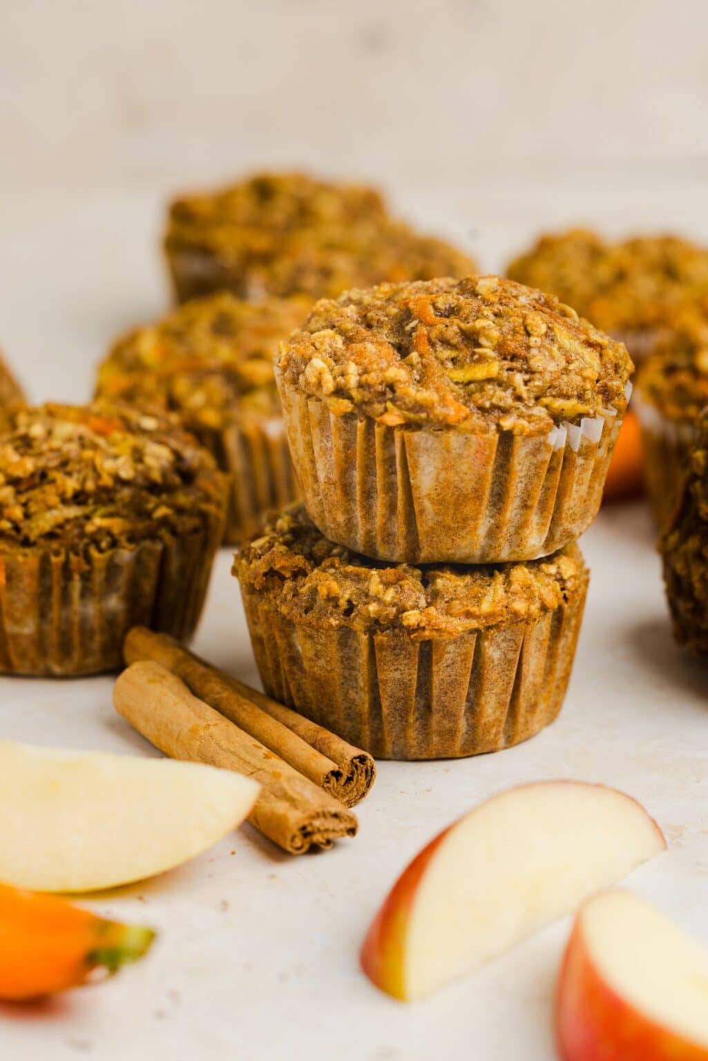 Healthy Apple Carrot Muffins