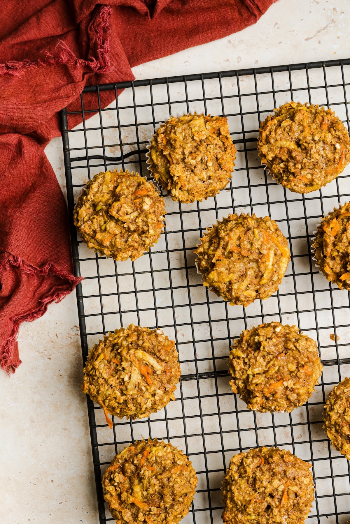 Healthy Apple Carrot Muffins