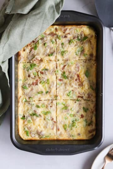 Cottage Cheese Egg Bake (Frittata)