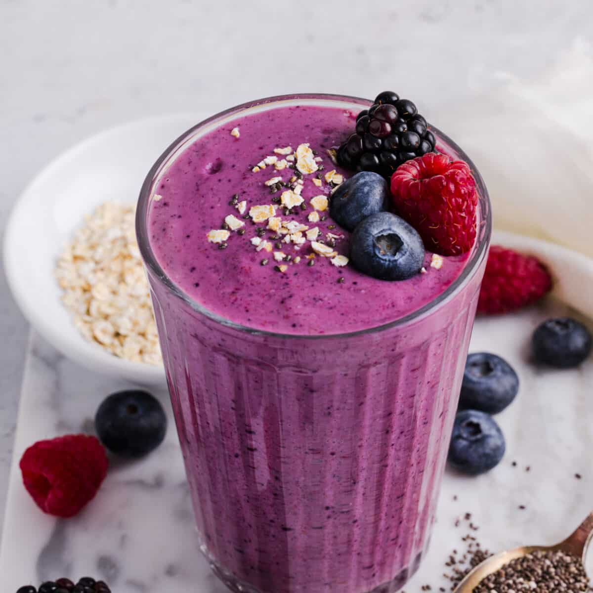 Easy High Fiber Fruit Smoothie