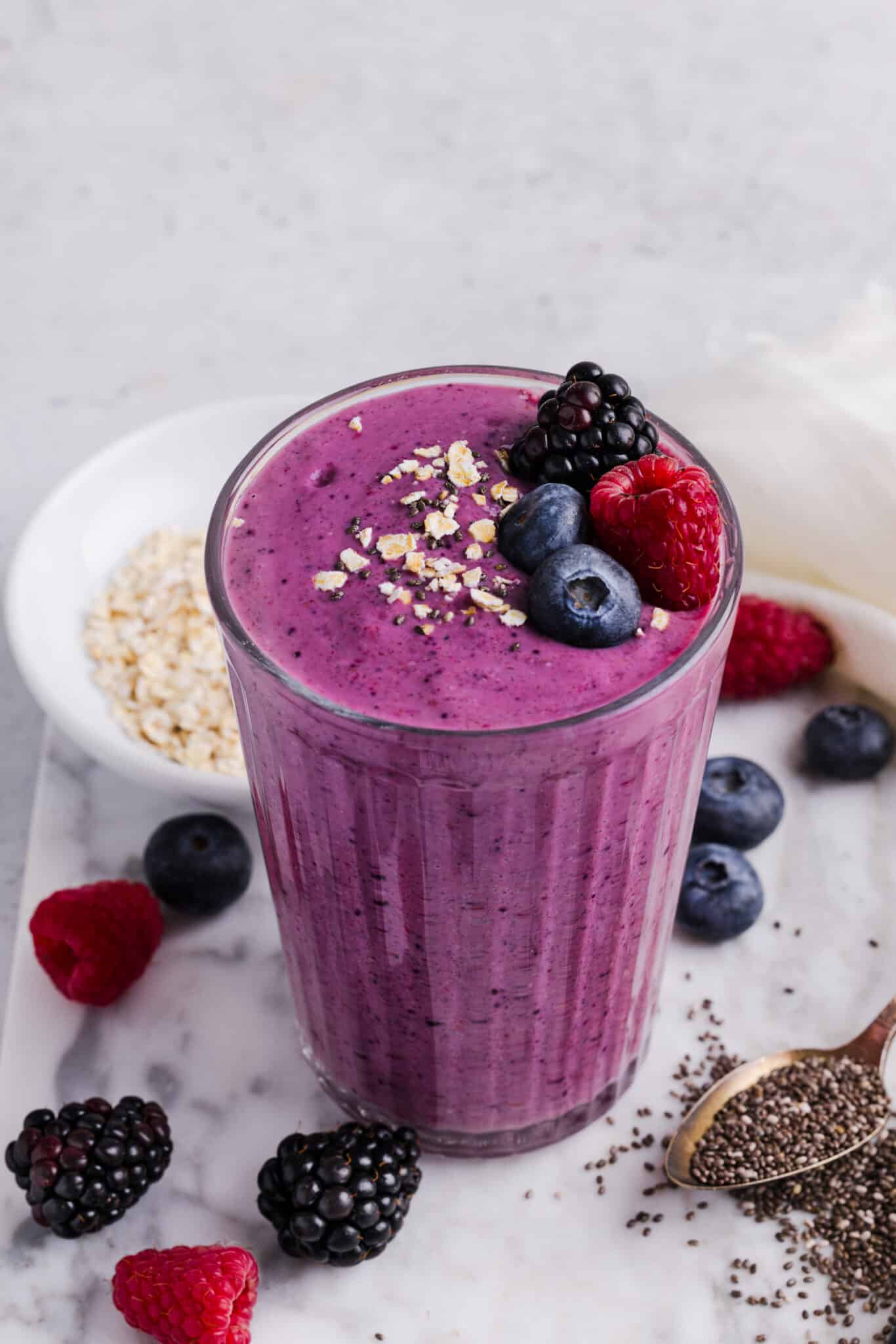 Easy High Fiber Fruit Smoothie
