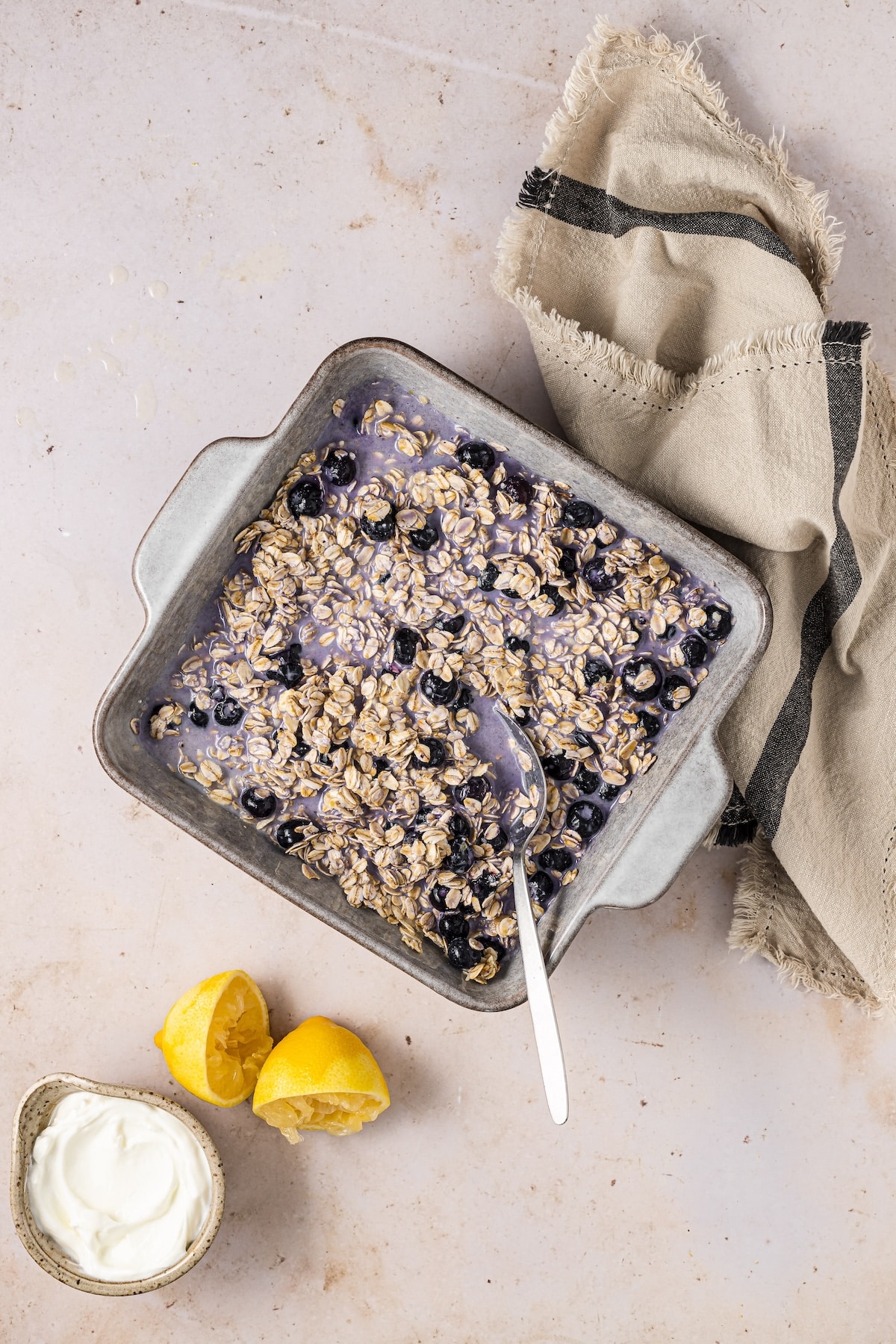 Lemon Blueberry Baked Oatmeal — Real Life Nutritionist