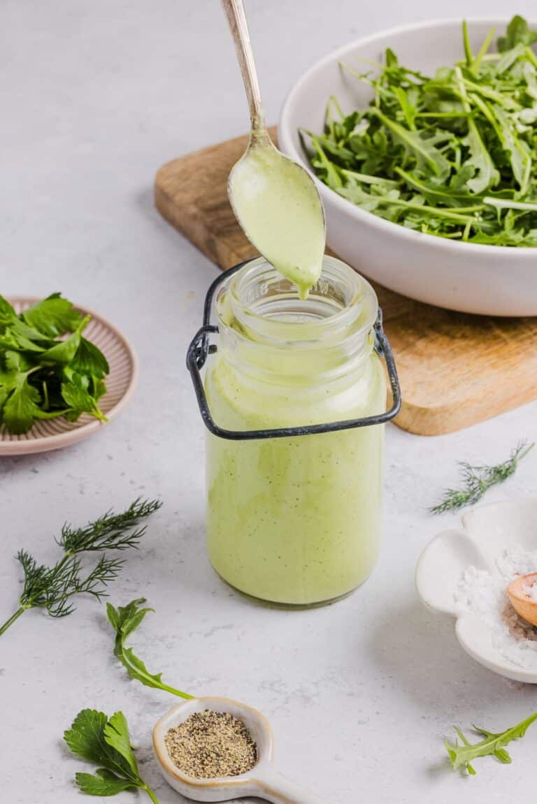 Green Goddess Ranch Dressing (High Protein) – Real Life Nutritionist