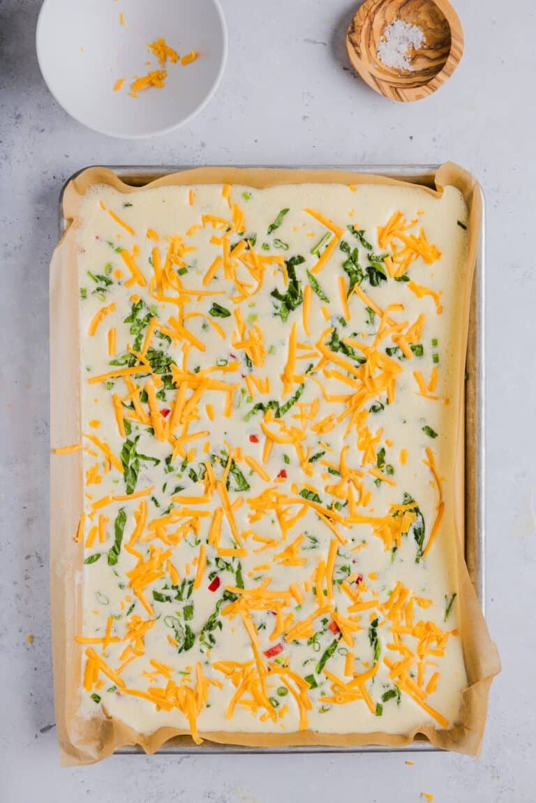 Easy Sheet Pan Eggs With Cottage Cheese (Super Fluffy) – Real Life ...