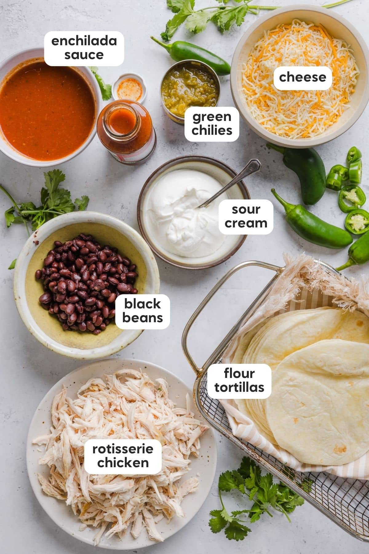 Easy Chicken Enchiladas (7 Ingredients!) – Real Life Nutritionist