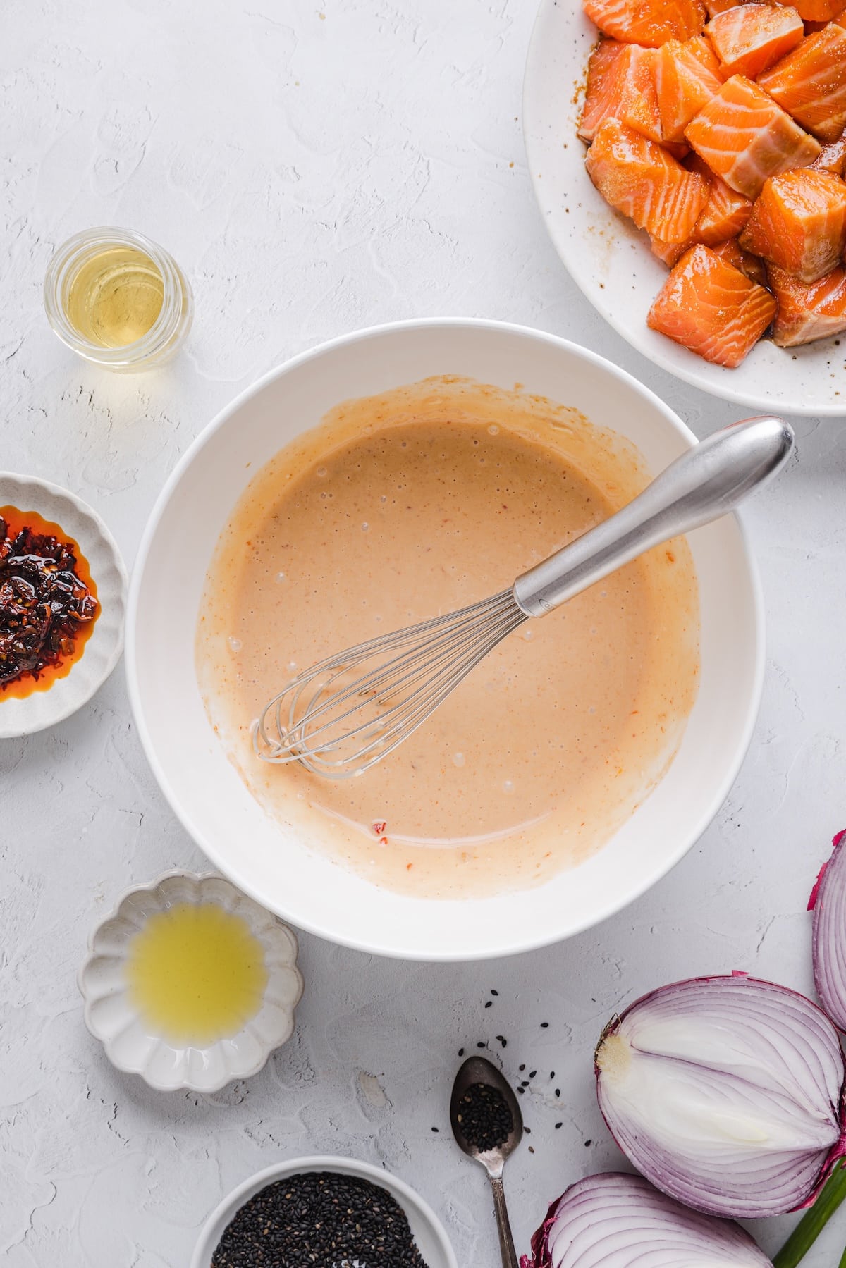 Easy Bang Bang Salmon Bites Bowls (Simple Dinner) – Real Life Nutritionist